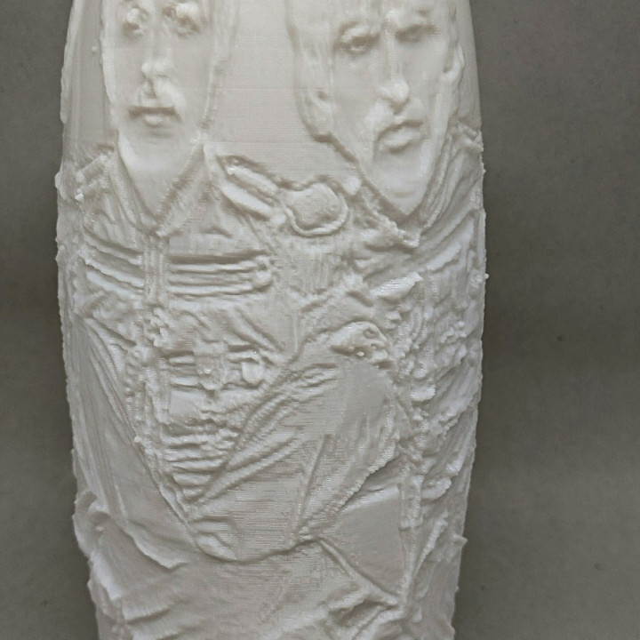 3D Printable Sgt. Pepper's Lithophane Vase by Kennet McCoy
