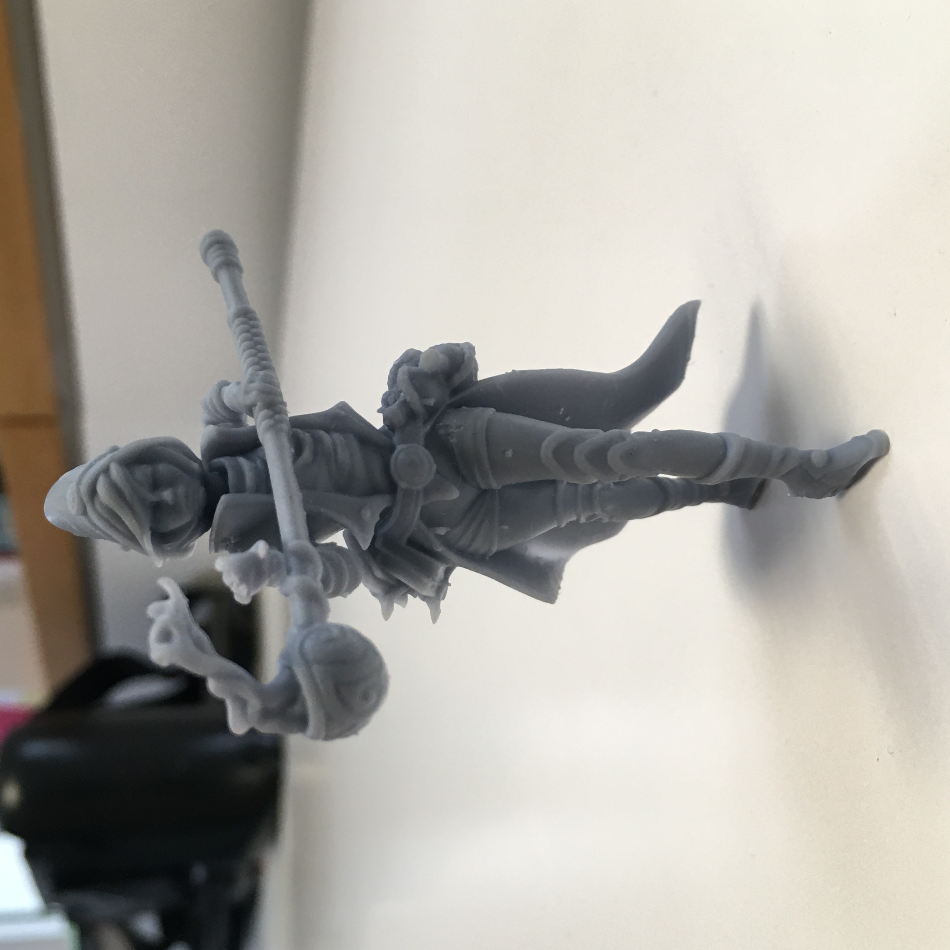 3D Printable Human Female Wizard (32mm scale miniature) by The Lion's ...