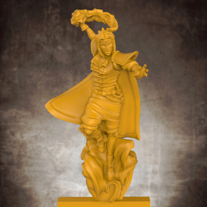 3D Printable Mage Bundle (5 x 32mm scale miniatures) by The Lion's ...