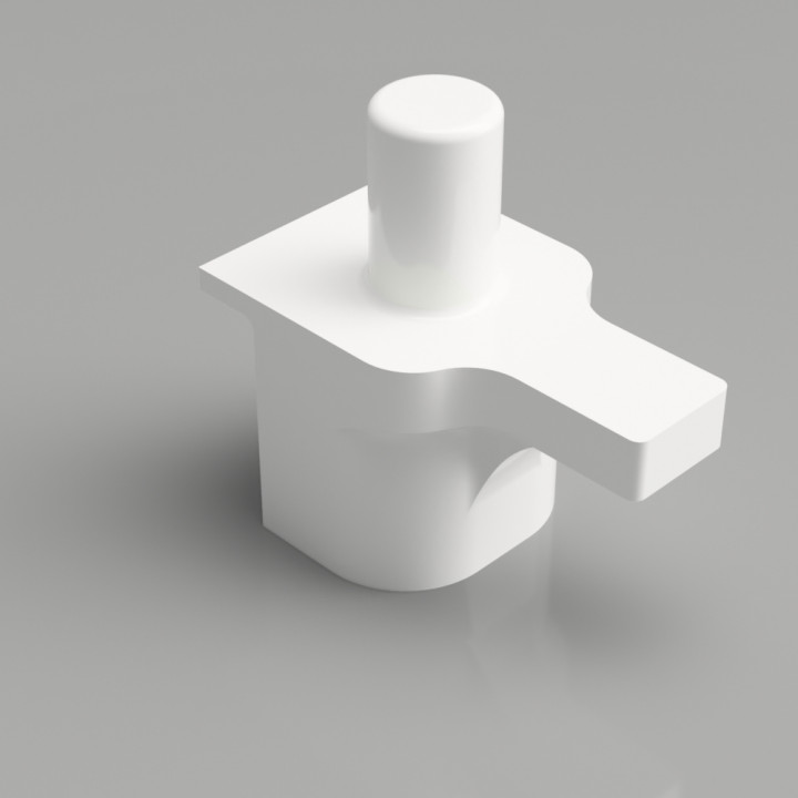 3D Printable Kitchen Carcass Shelf Support Pin by Gareth Price