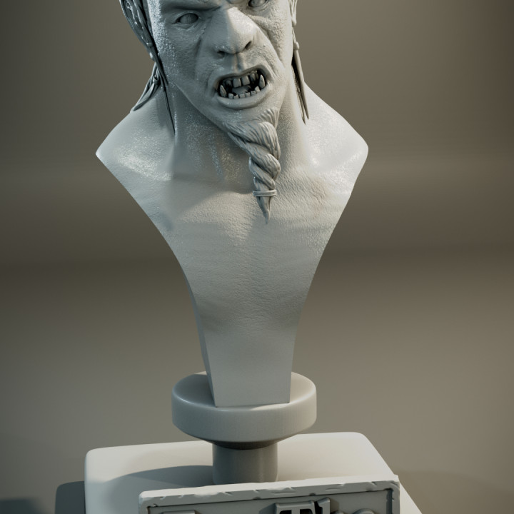 3D Printable Half Ogre Half Body by Andrea Crazer