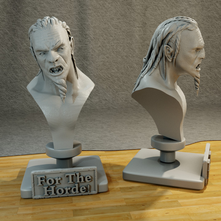 3D Printable Half Ogre Half Body by Andrea Crazer
