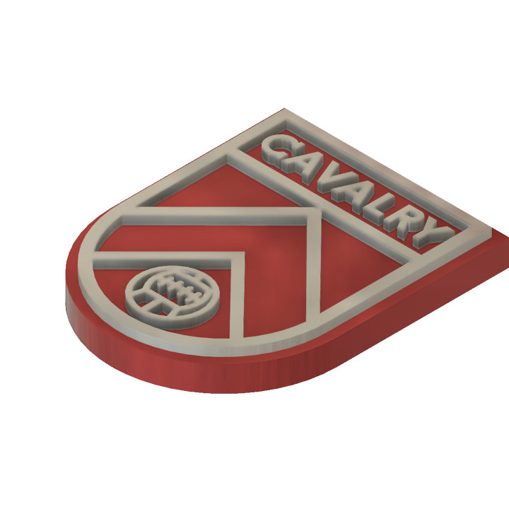 3D Printable Cavalry FC logo by Anthony Reitan