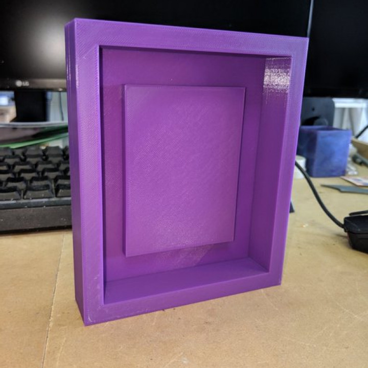 3D Printable Instant Picture Photo Frame by Natalie Saunders