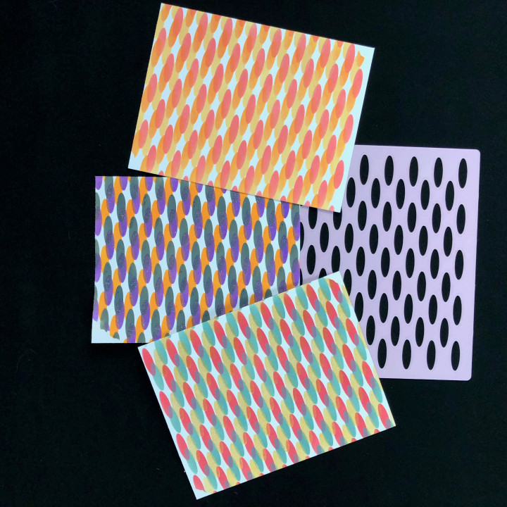 3D Printable Stencil - Ovoid! by Mike