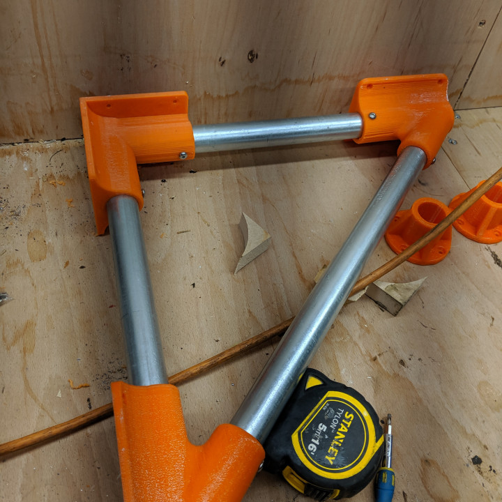 3D Printable Conduit/Emt shelf Brackets by matthew barnes