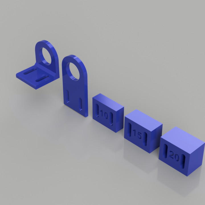 3D Printable M18 Proximity Sensor Brackets by Gareth Price