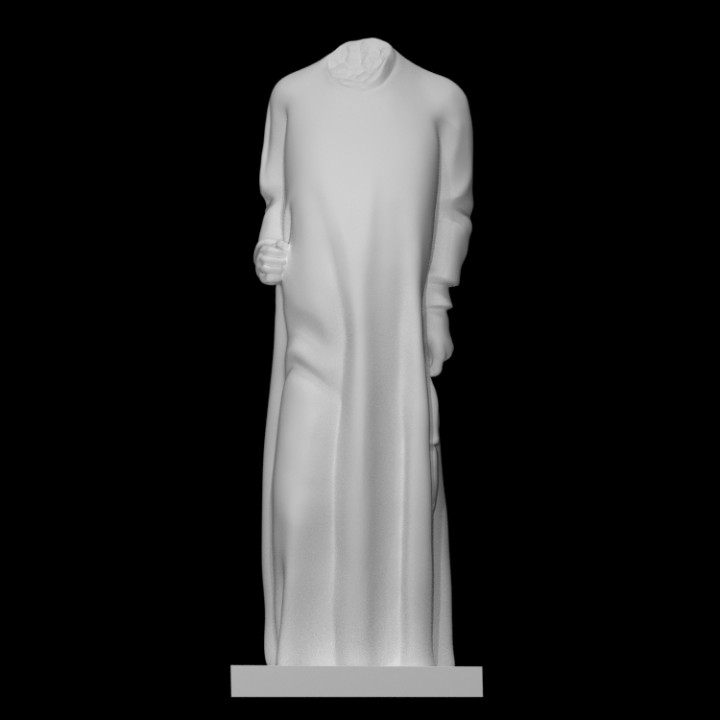 3D Printable Headless figure with gloves by Scan The World