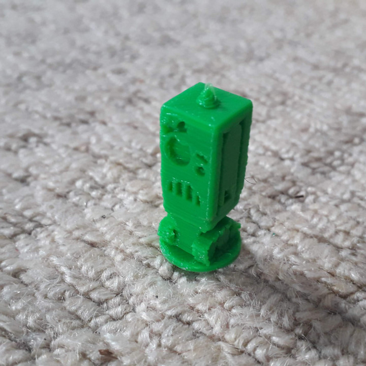 3D Printable Labyrinth Robot characters 4 piece set by Harry Lunt