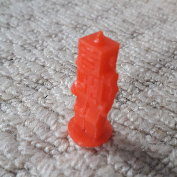 3D Printable Labyrinth Robot characters 4 piece set by Harry Lunt