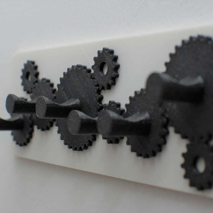 3D Printable Hooks for keys by Damian Nowok