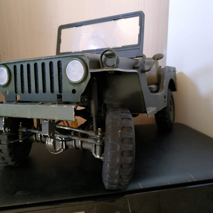 3D Printable GMade Sawback M38 grille by TuxStang