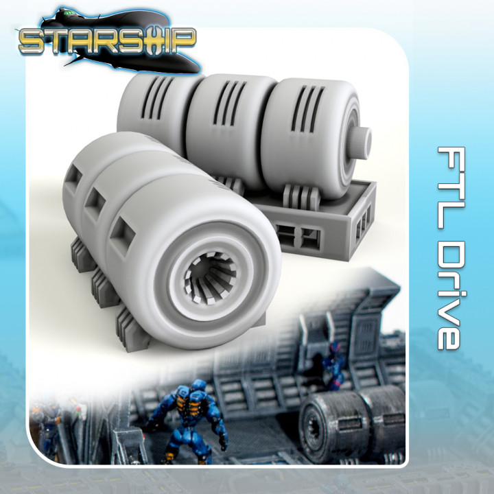 3D Printable FTL Drive by 2nd Dynasty