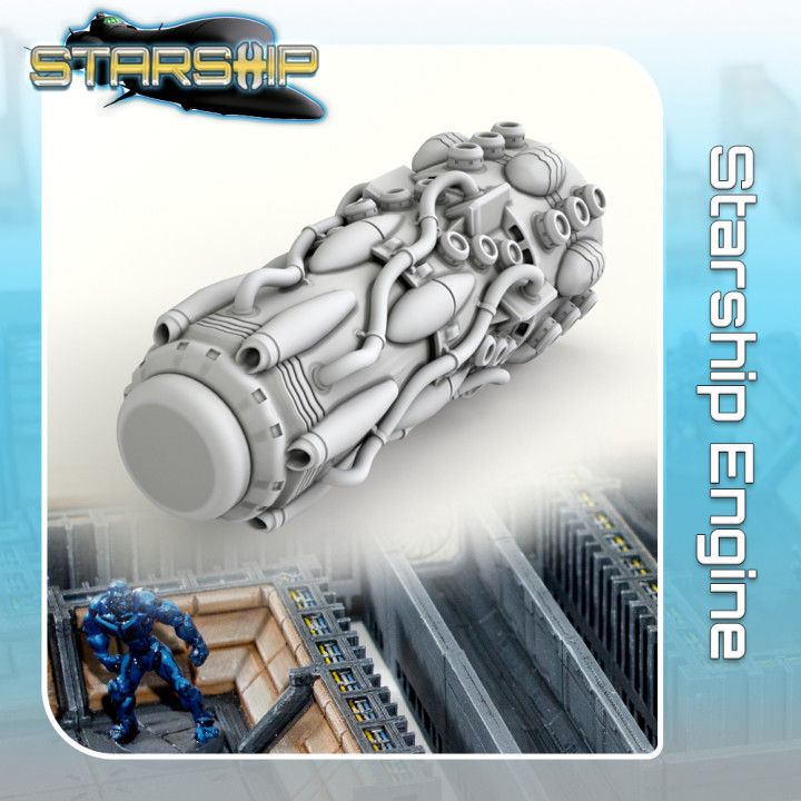 3D Printable Starship Engine by 2nd Dynasty