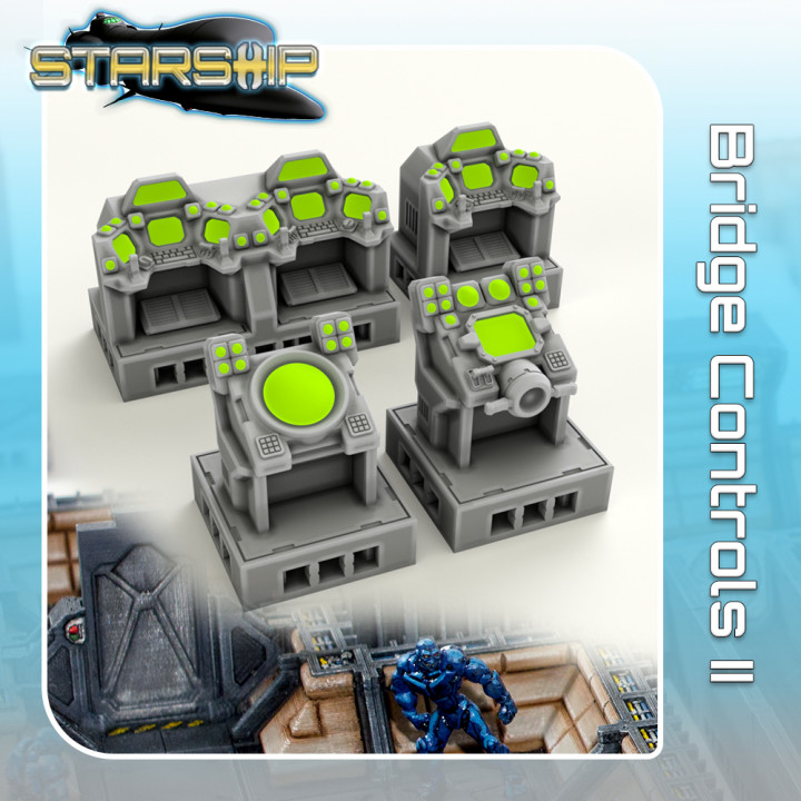 3D Printable Bridge Controls II by 2nd Dynasty