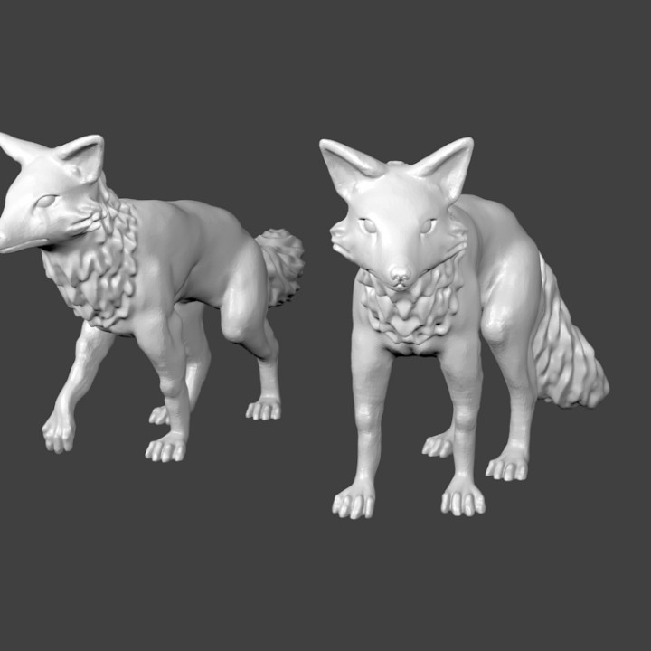 3D Printable War Fox Miniatures (28mm) free samples by Juhász Gergely