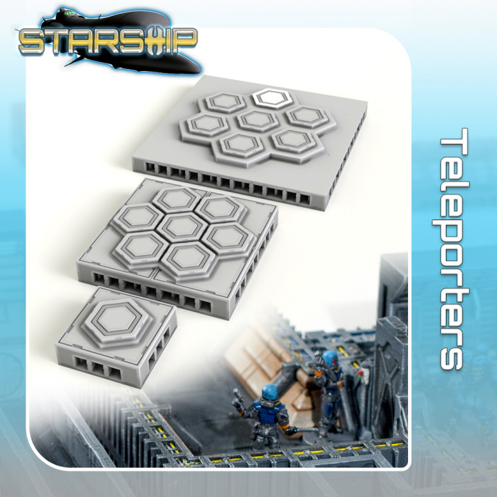 3D Printable Teleporters by 2nd Dynasty