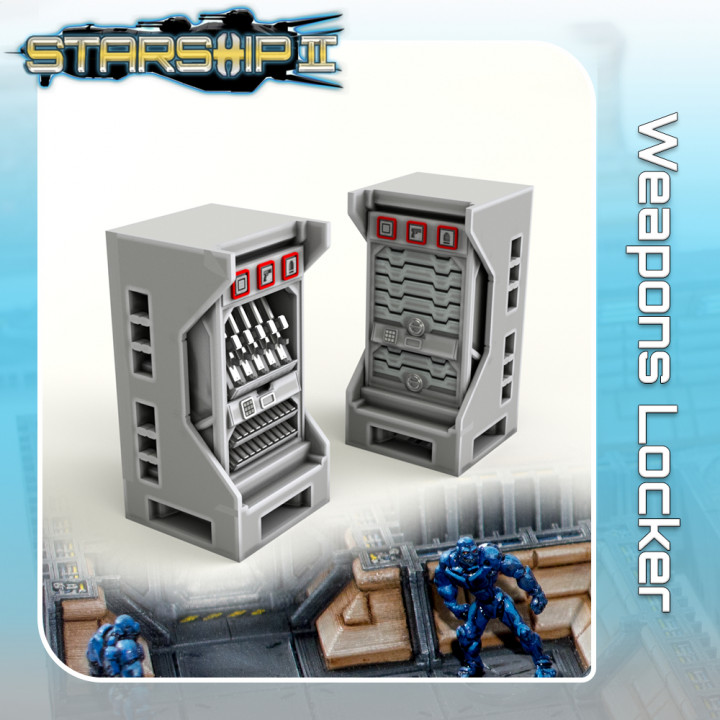 3D Printable Weapons Locker by 2nd Dynasty