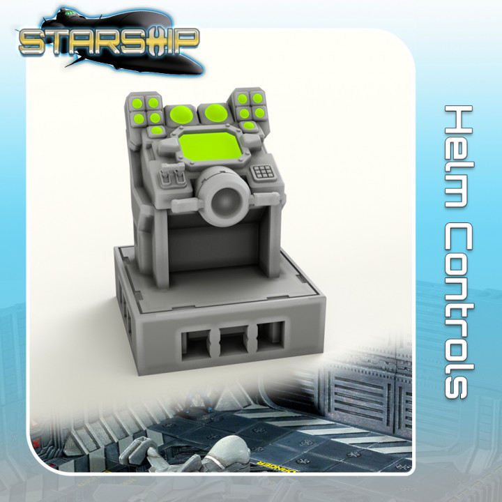 3D Printable Helm Controls by 2nd Dynasty