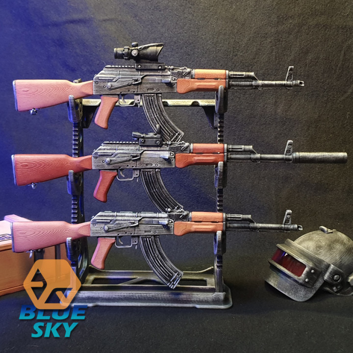3D Printable AKM Rail upgrade Parts 1/4 Scale by Sky Ha