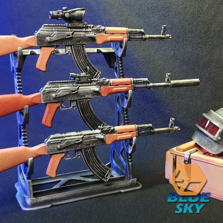 3D Printable AKM Rail upgrade Parts 1/4 Scale by Sky Ha