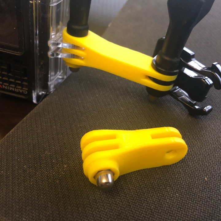3D Printable Action Cam Parallel Slot Extension Arm by Aakoksal