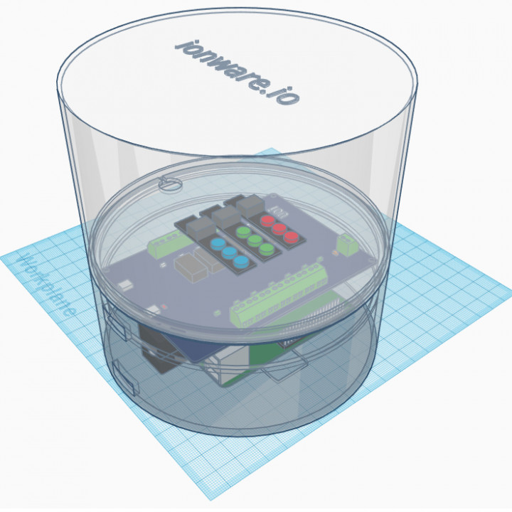 3D Printable iLite iot LED Lamp by Bob Roberts