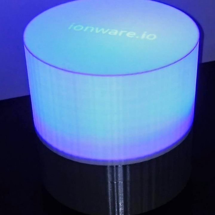 3D Printable iLite iot LED Lamp by Bob Roberts