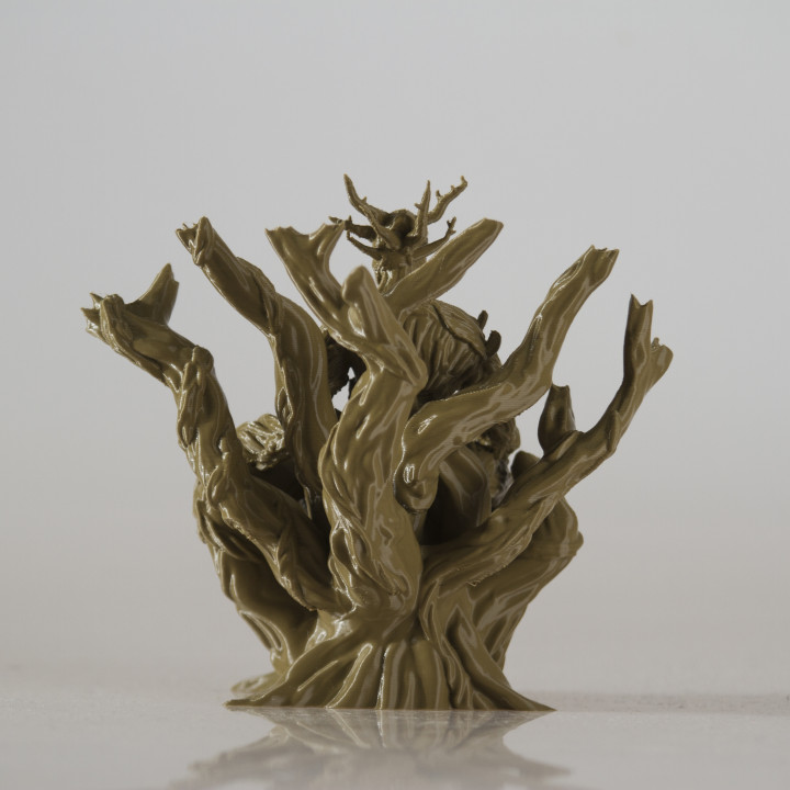 3D Printable Ent on the throne by Wekster