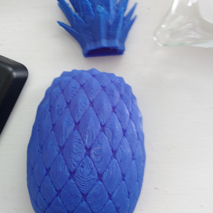 3D Printable Pineapple Half for mounting to a picture frame, etc.. by ...