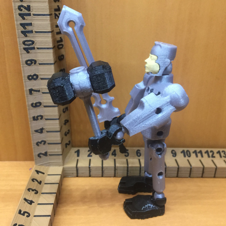 3D Printable Robot -Z 31 JAN 2015 -Version 2 -MMU by Star Labs 3D, LLC