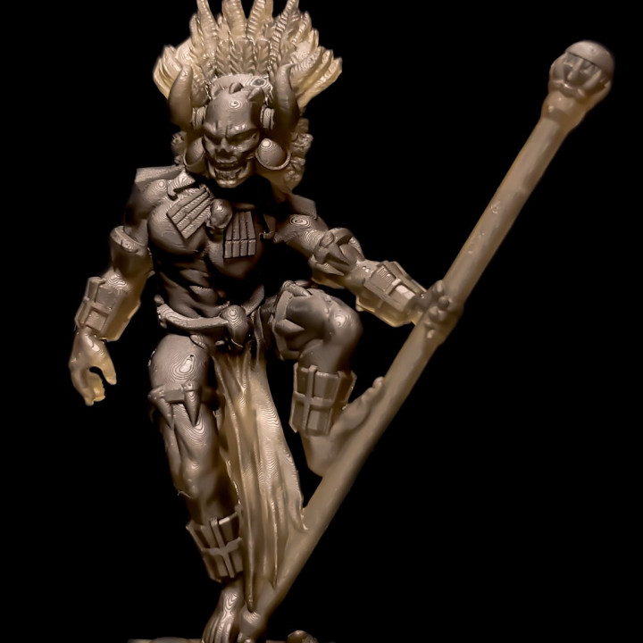 3D Printable Aztec God by Ghamak