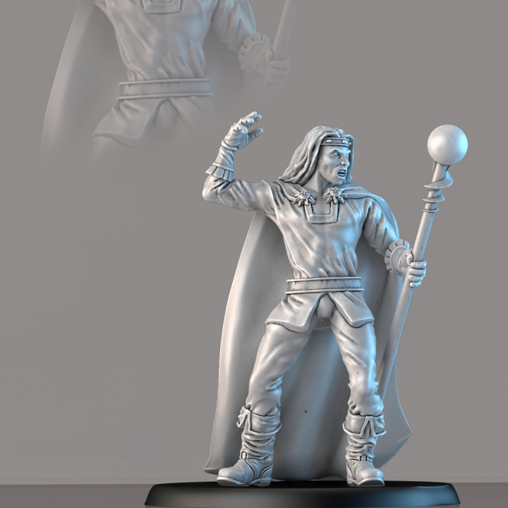 3D Printable Wizard by Ghamak