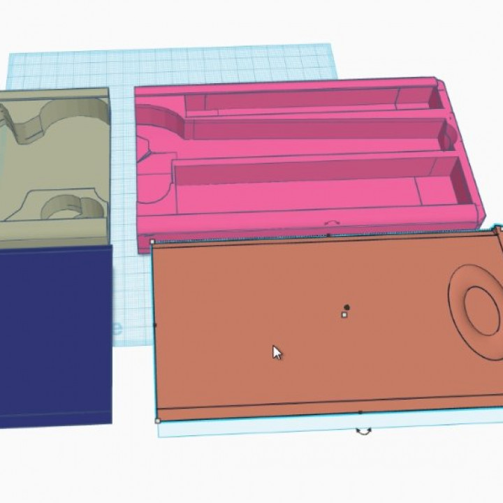 3D Printable Vernier Caliper Box KEEP OFF message sliding lid version ...