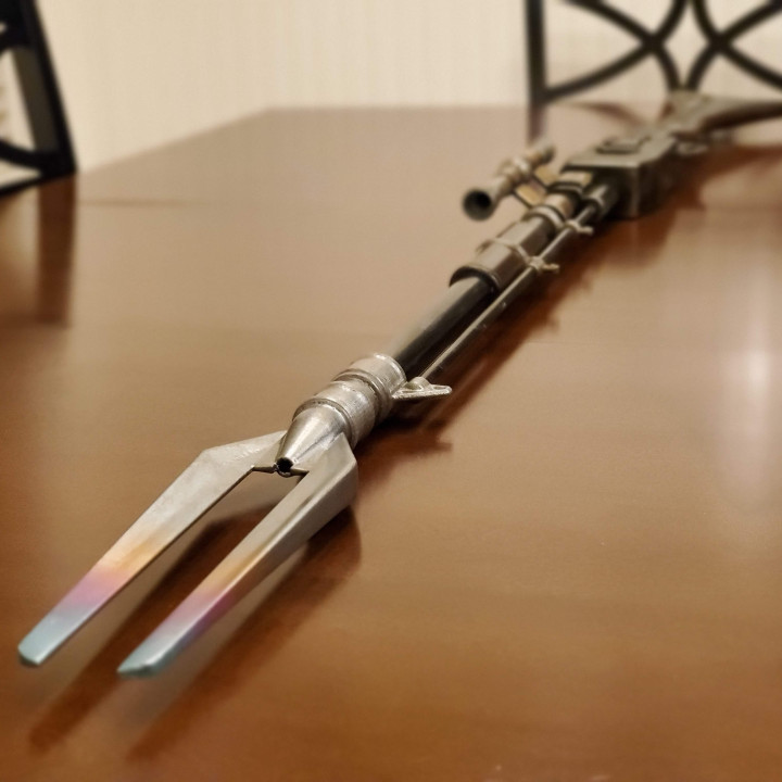 3D Print of Mandalorian Rifle by gregsecrist