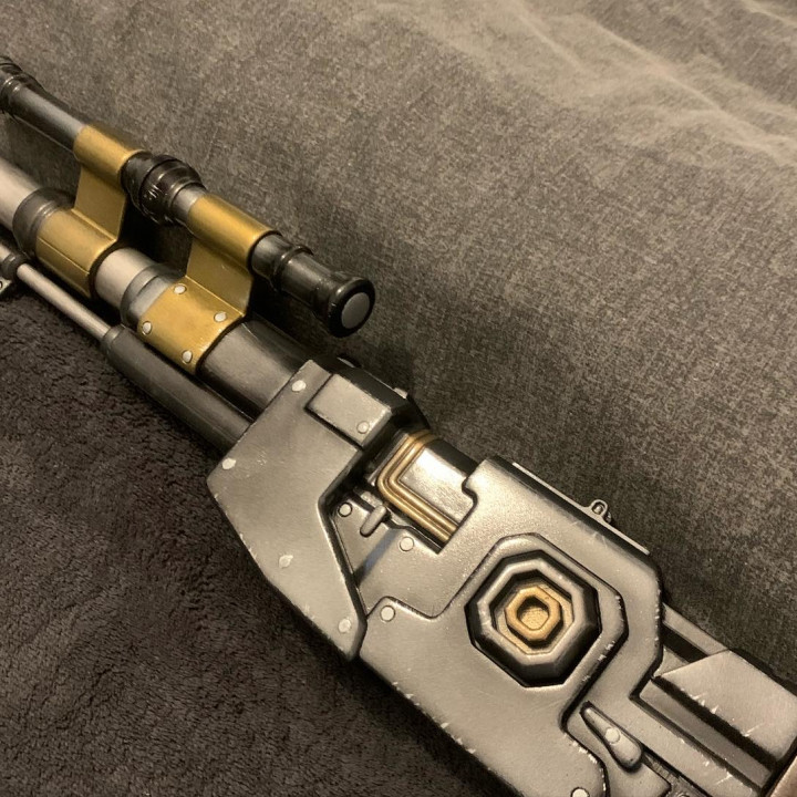 3D Print of Mandalorian Rifle by AlexSimProps