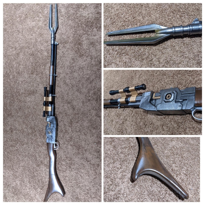 3D Print of Mandalorian Rifle by gigglingshay