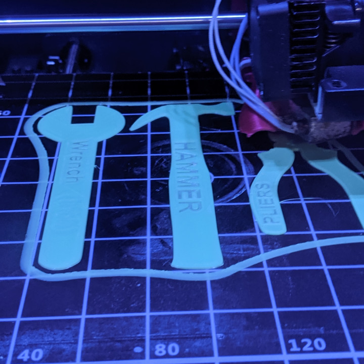 3D Printable Kids Learning Tool Signs by Chris Cronan