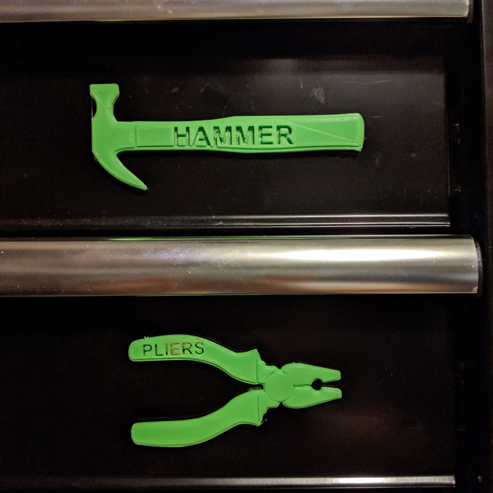 3D Printable Kids Learning Tool Signs by Chris Cronan