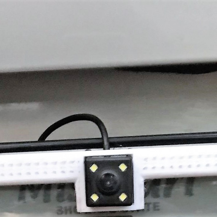 3D Printable Backup Cam Mount by Chris Cronan