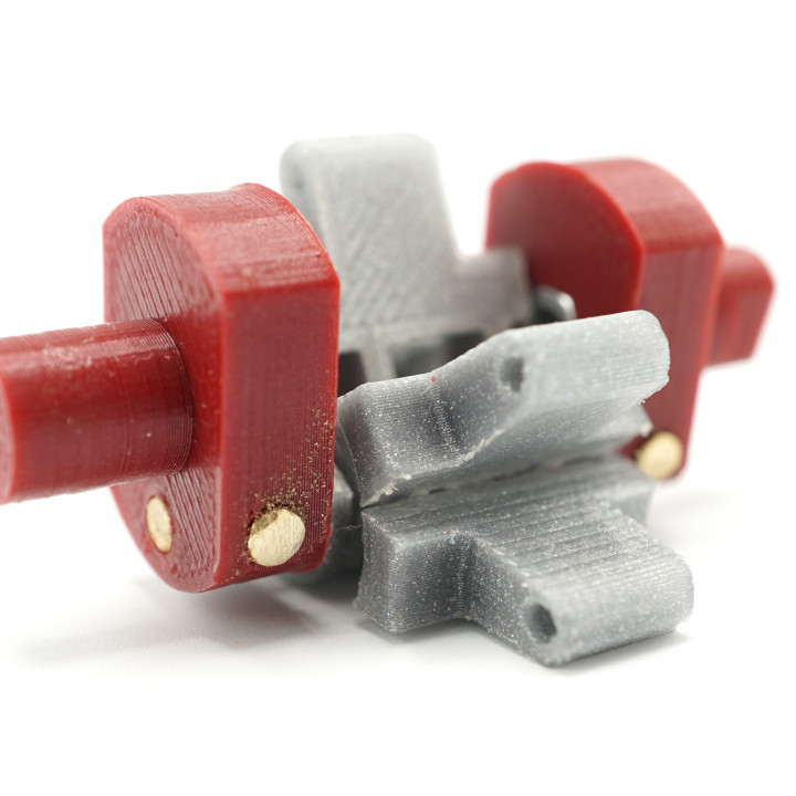 3D Printable R-66 Pneumatic rotary engine by Vincent Groenhuis