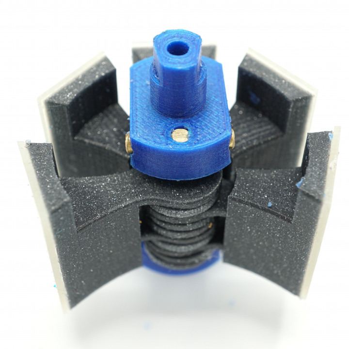 3D Printable R-66 Pneumatic rotary engine by Vincent Groenhuis