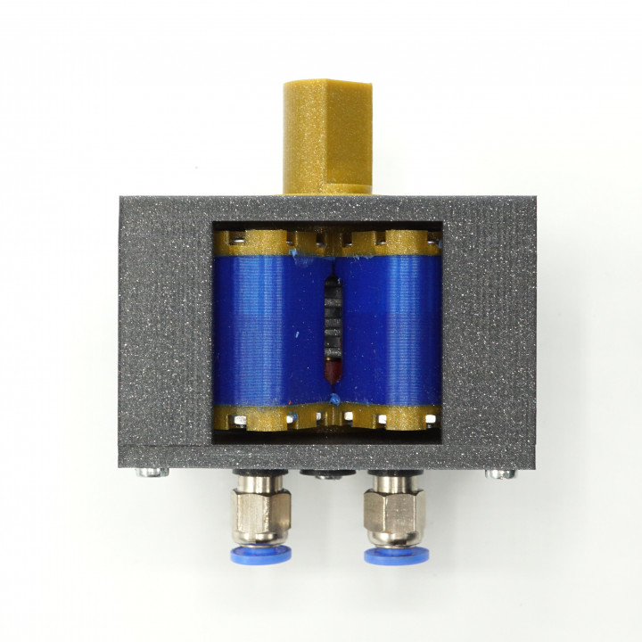 3D Printable R-66 Pneumatic rotary engine by Vincent Groenhuis