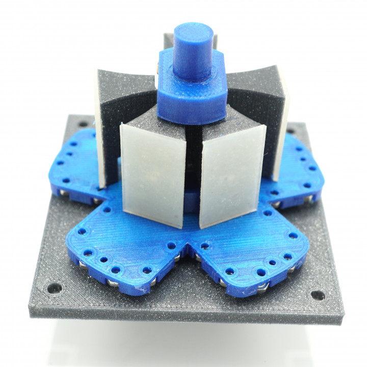 3D Printable R-66 Pneumatic rotary engine by Vincent Groenhuis