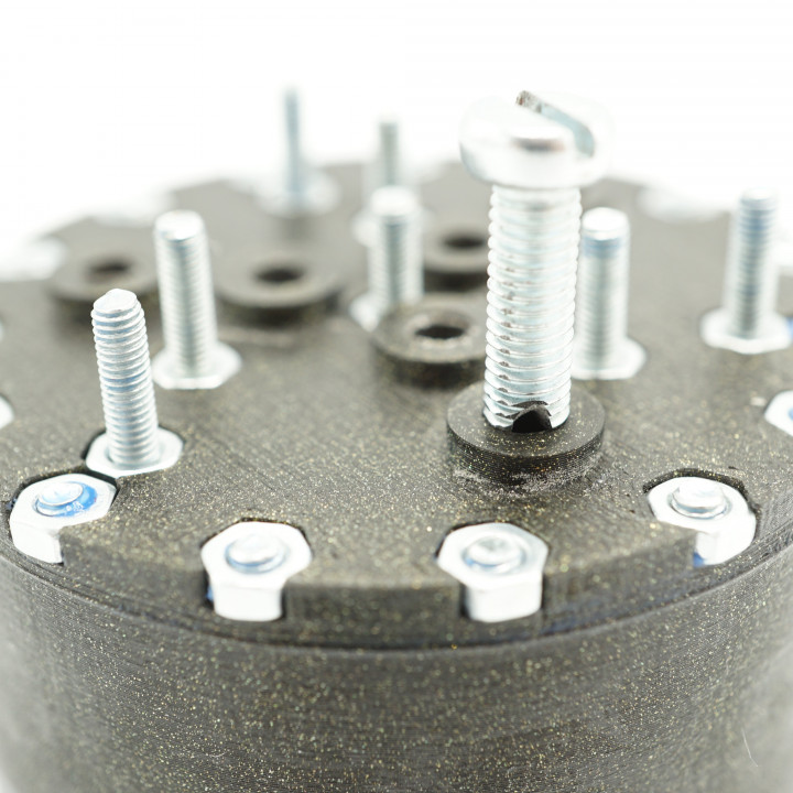 3D Printable R-64 Pneumatic rotational stepper motor by Vincent Groenhuis