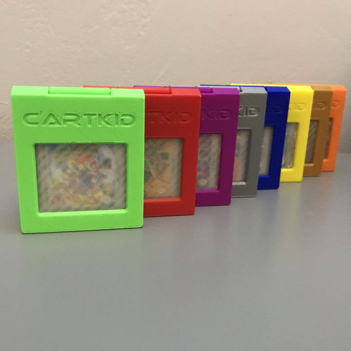 3D Printable CartKid - GameBoy Cartridge Case by James M. Drachenberg
