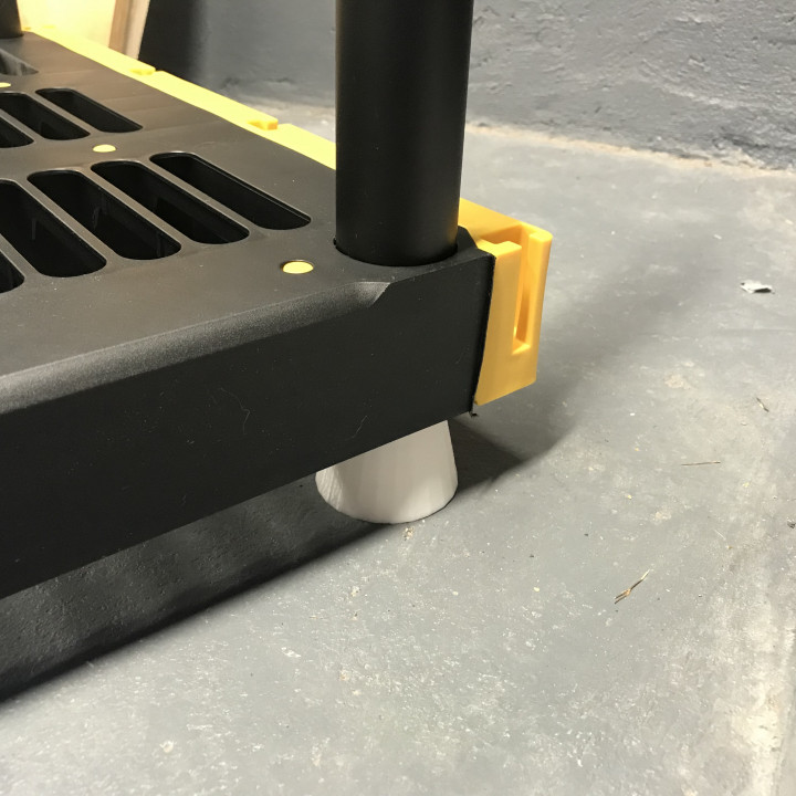 3D Printable COMMANDER Plastic Shelf Feet by Toshiro