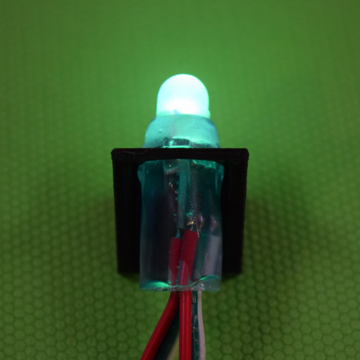 3D Printable Clip/Holder for WS2811 RGB IP68 Full Color LED Strip by ...