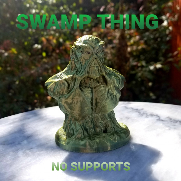 3D Printable SWAMP THING by Collin Tupper