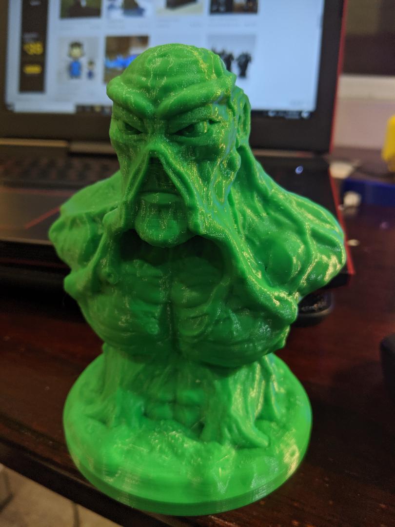 3D Printable SWAMP THING by Collin Tupper